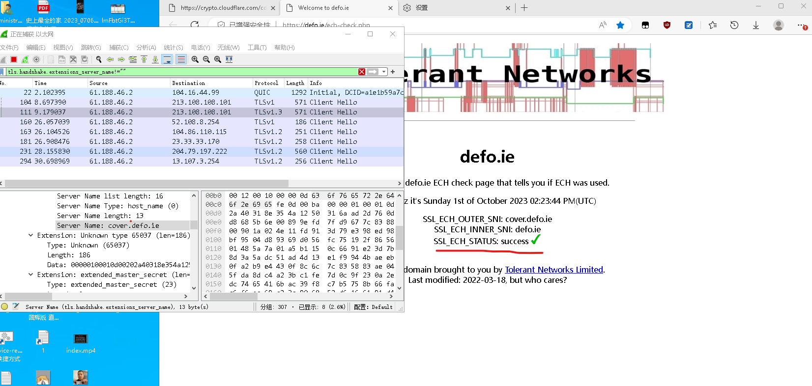 You can now Enable Encrypted Client Hello (Encrypted SNI or ESNI/ECH) in Microsoft Edge ...